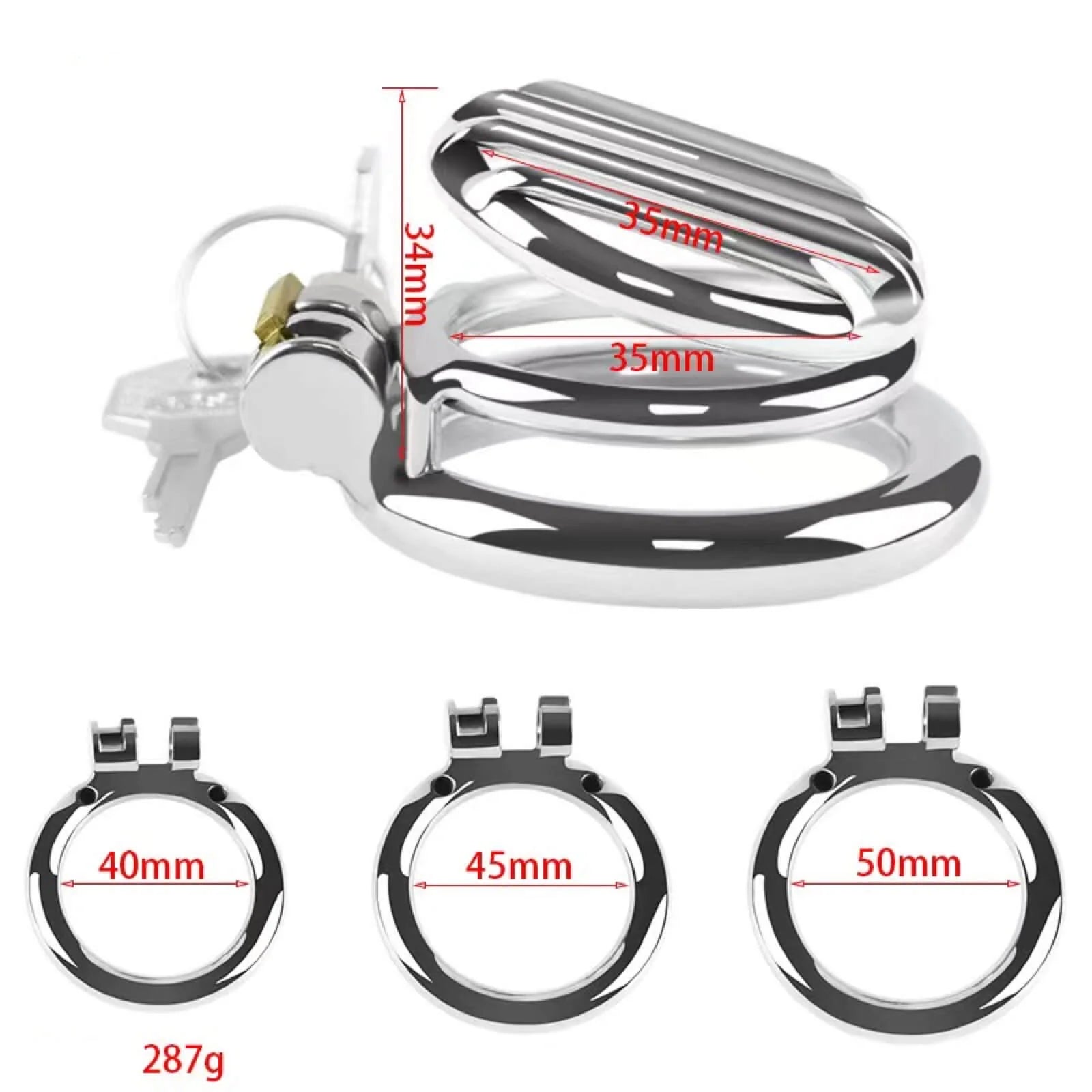 Plate Cage Chastity Device's Ring – chastity-devices
