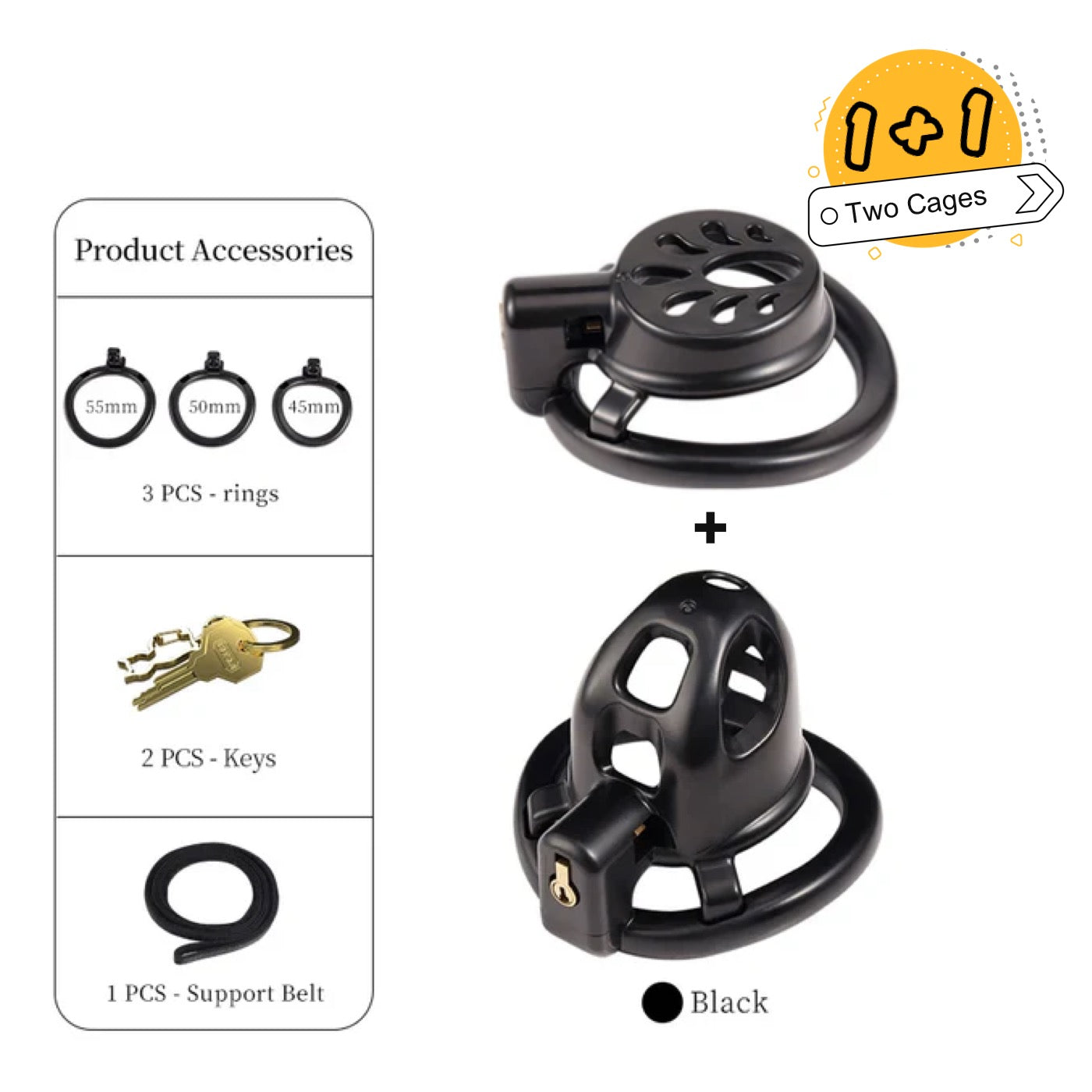 Small & Flat Chastity Cage Set – chastity-devices