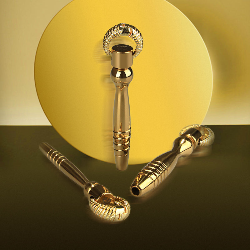 Golden Urethral Sound 3 Pieces – chastity-devices