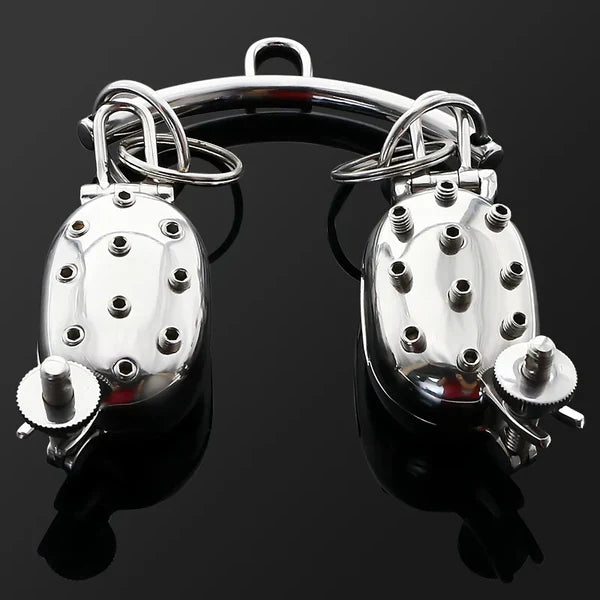 Evil Shells Premium Stainless Steel Ball Stretcher – chastity-devices