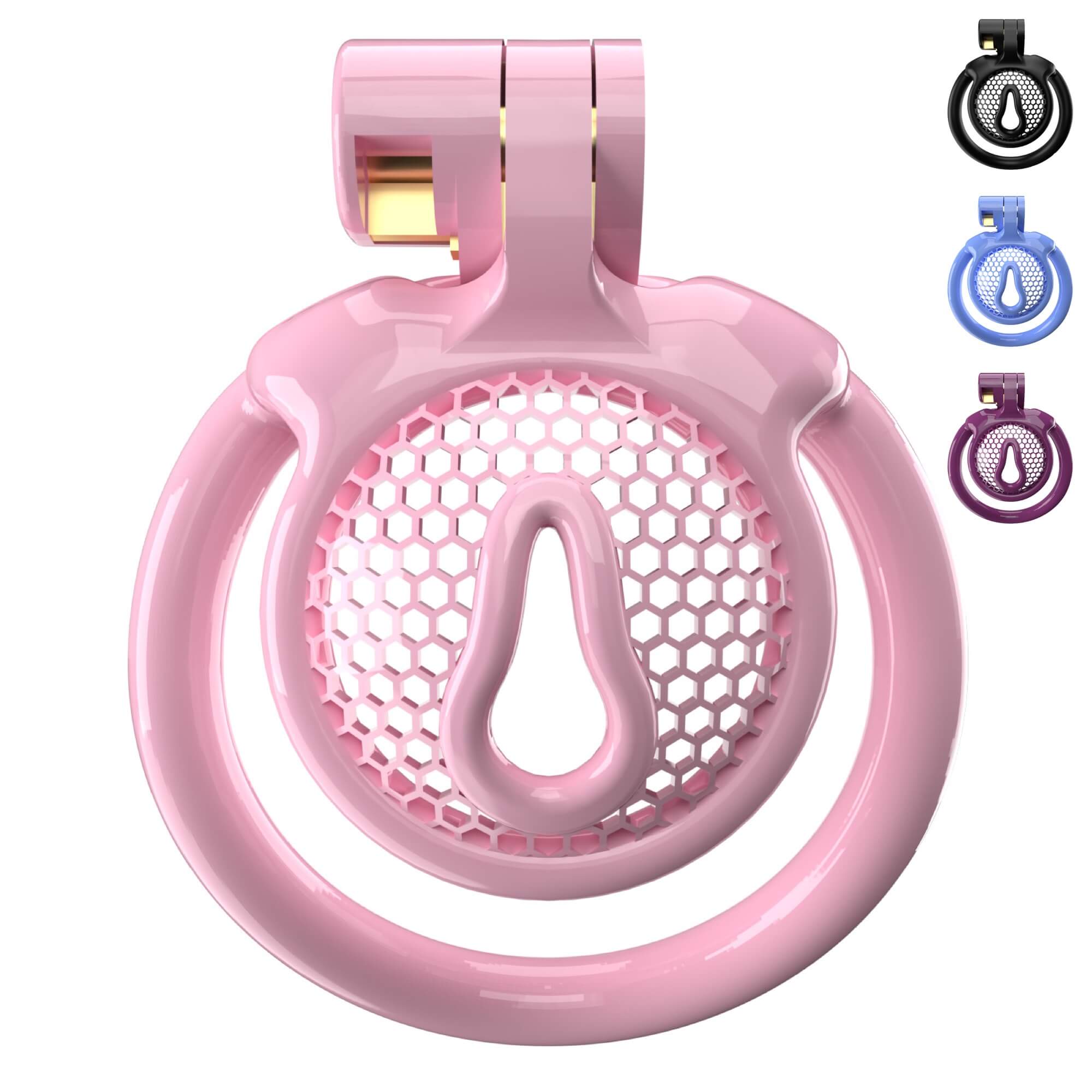 Super Small CX-1 Sissy Chastity Cage With 5 Arc Rings – chastity-devices