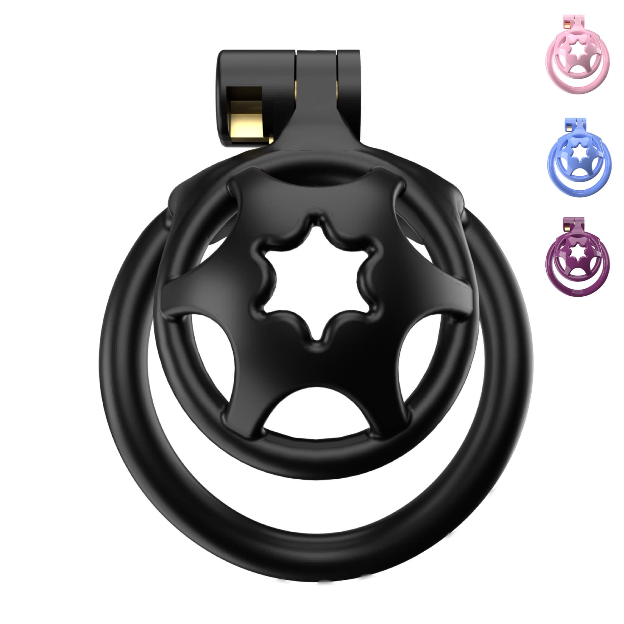 Super Small WX-2 Sissy Chastity Cage With 5 Arc Rings – chastity-devices