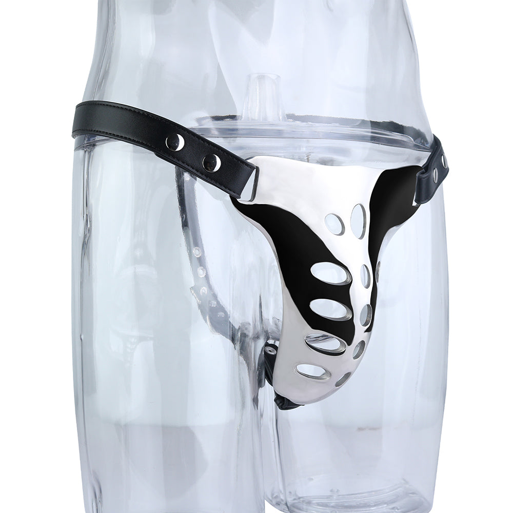 Wearable Stainless Steel Wrapped Chastity Cage – chastity-devices