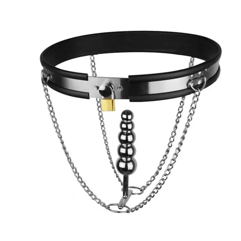 New Anus Female Stainless Steel Chastity Belt – chastity-devices