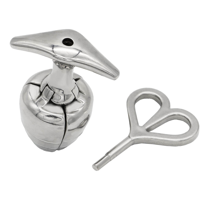 Newest Wide Opening Stainless Steel Vaginal Anal Lock – chastity-devices