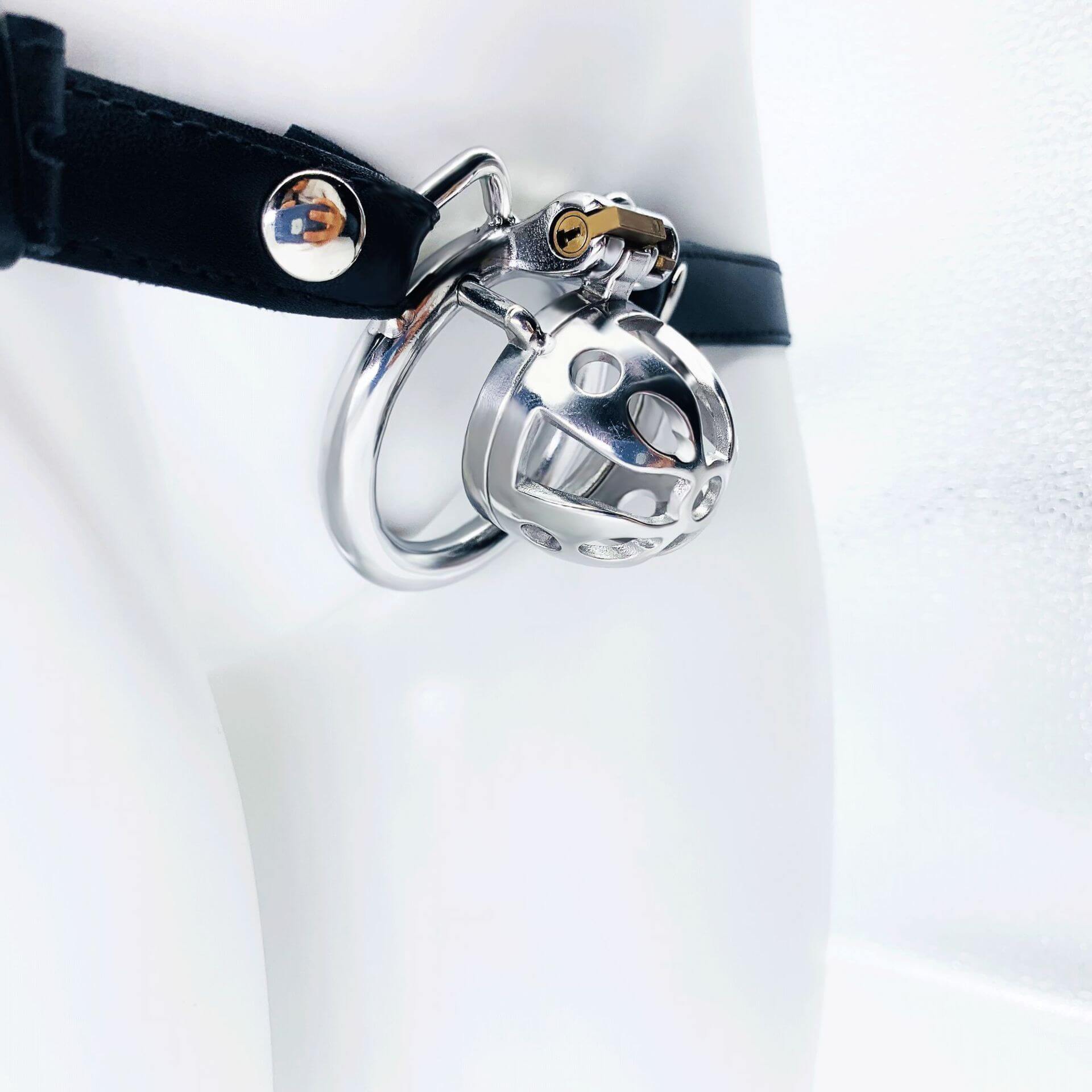 Small Chastity Cage Steel With Belt – chastity-devices