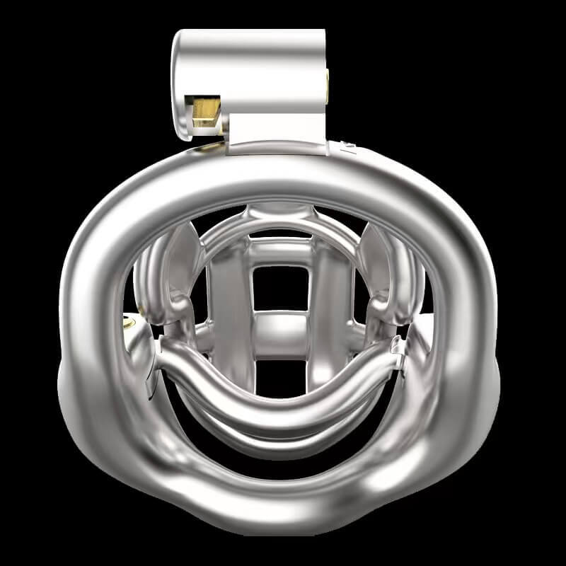 Stainless Steel Double-Lock Mamba Cock Cage – chastity-devices