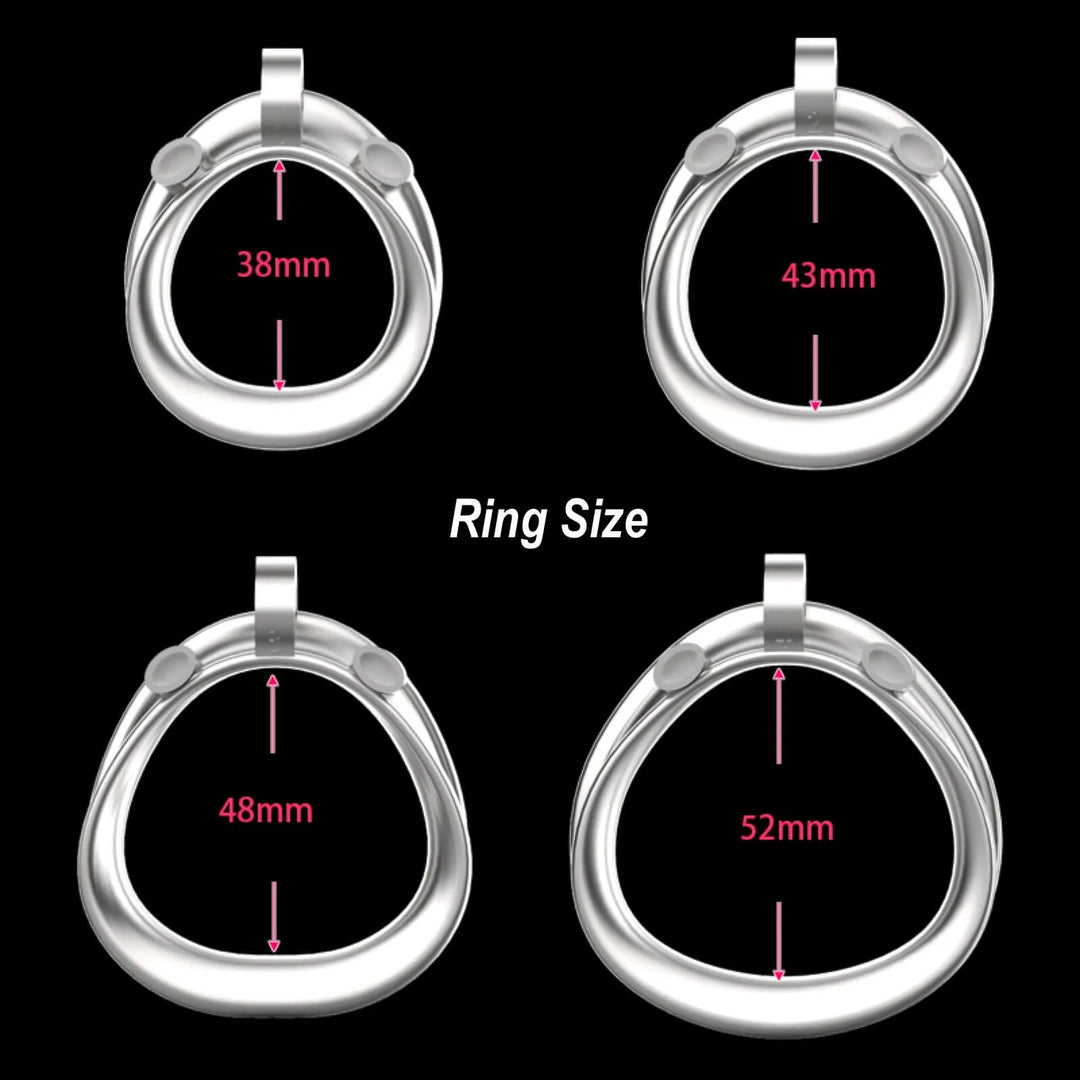 Standard Stainless Steel Python V7.0 Chastity Ring – chastity-devices