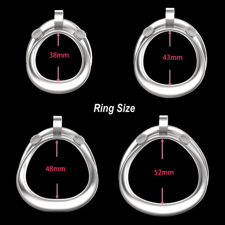 Standard Stainless Steel Python V7.0 Chastity Ring – chastity-devices
